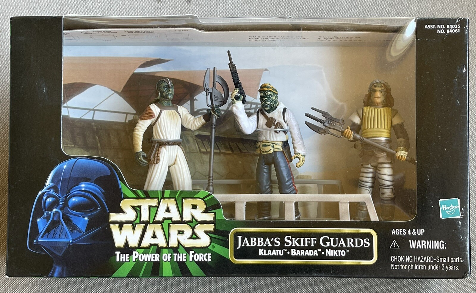 Star Wars Power of the Force POTF Jabba's Skiff Guards - Klaatu,Barada ...