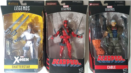 Hasbro Marvel Legends Deadpool Cable Shatterstar Lot of 3 | eBay