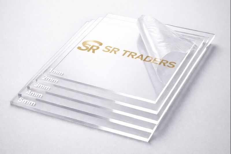 Acrylic Rectangular Square Perspex Plastic Sheet Clear Transparent Cut ...