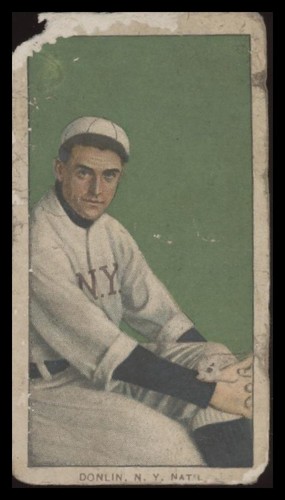 1909-11 T206 Mike Donlin Seated - Piedmont 25 / 24 Poor Baseball Card ...