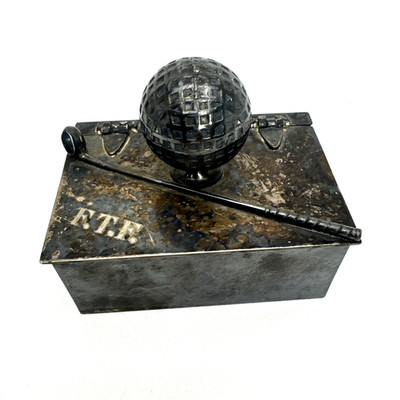 VTG Beechmont Country Club 1932 Silver Plate Golf Trophy Box - Derby S ...