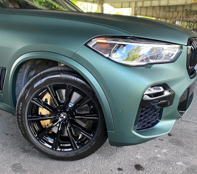 Original 20" BMW X5 740M OEM 19-25 Black Wheels Rims Tires + TPMS ...