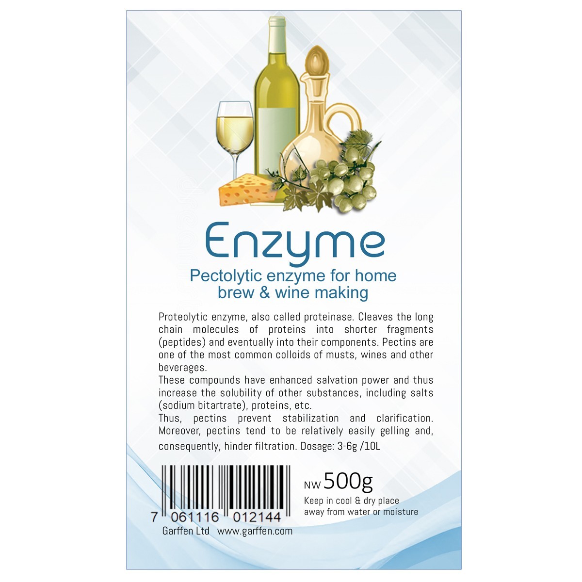 Pectolase Enzyme 500g Pectolytic Pectin Destroying Enzyme Home Brew ...