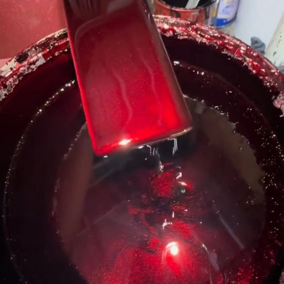 Automotive Paint Pearl Metallic Blood Red Pigment | eBay