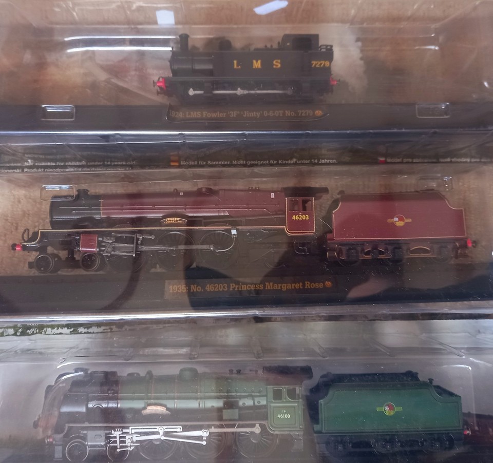 8 x 1:76 OO Scale Gauge Static Locomotive Train Display Sets Models Job ...