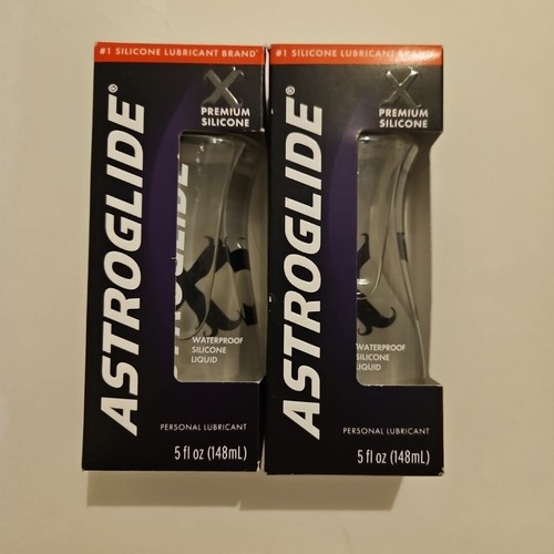 Astroglide X Premium Waterproof Silicone Personal Lubricant 5oz X2 ...