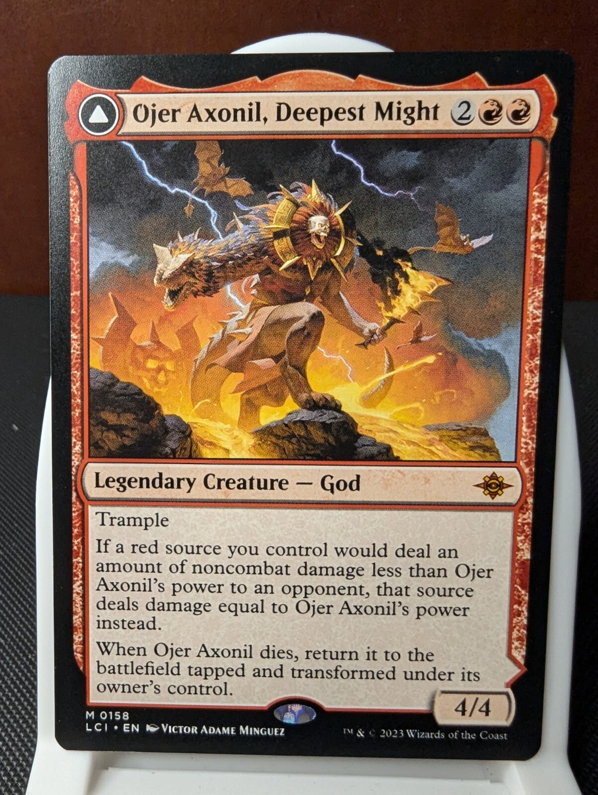 Ojer Axonil, Deepest Might Temple of Power LCI MTG 158 MYTHIC M/NM 1x ...