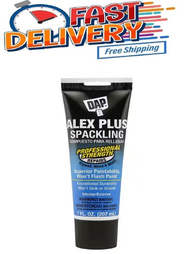 DAP Alex Plus 7 oz. High Performance Spackling Paste Squeeze Tube 6 ...