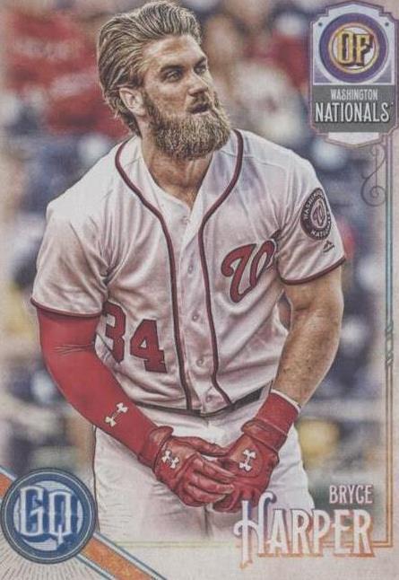 2018 Topps Gypsy Queen - Capless Variation Bryce Harper #50 for sale ...