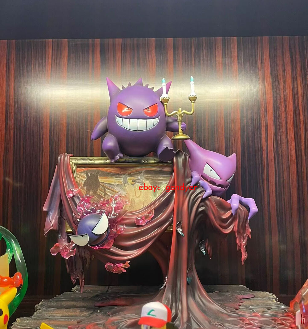 In Stock Moon Shadow Studios Gengar Haunter Statue Family primary Ver ...
