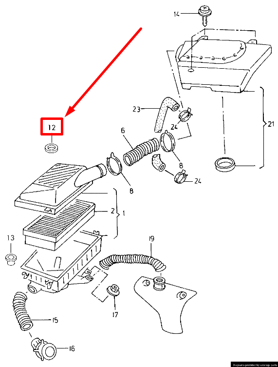 PORSCHE MACAN 95B Auxiliary Heater Silencer Grommet 867129669 NEW ...