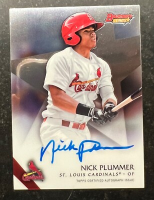 2015 Bowman's Best Best of '15 Autograph Nick Plummer | eBay