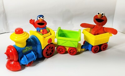 Vintage Elmo Express Train Engine Tyco Sesame Street 1997 | eBay