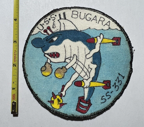 Extremely Rare WWII USS Bugara (SS-331) ORIGINAL HAND PAINTED SUBMARINE ...