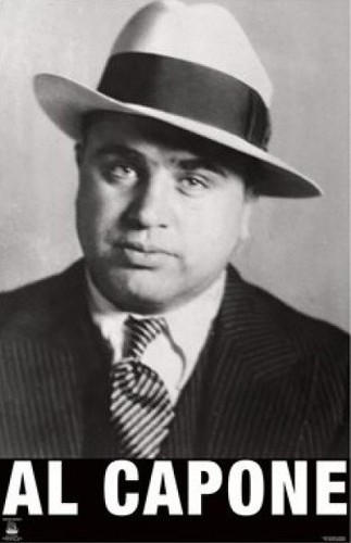 Poster Al Capone Gangster Scarface Prohibition Era The Chicago Outfit ...