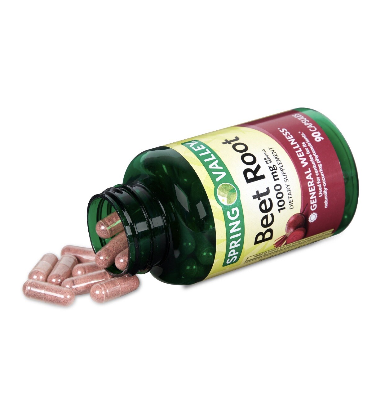 *2PK*Spring Valley Beet Root Capsules,General Wellness 1000 mg, 90 ct ...