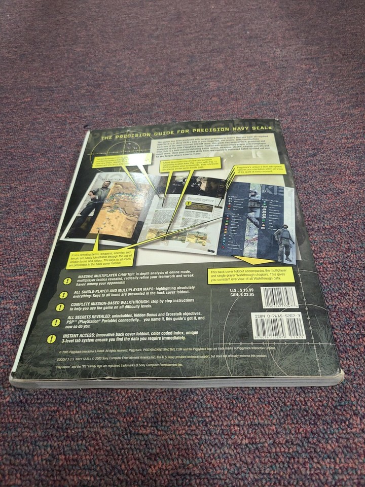 Socom 3 U.S. Navy SealsThe Official Guide Piggyback Interactive ...