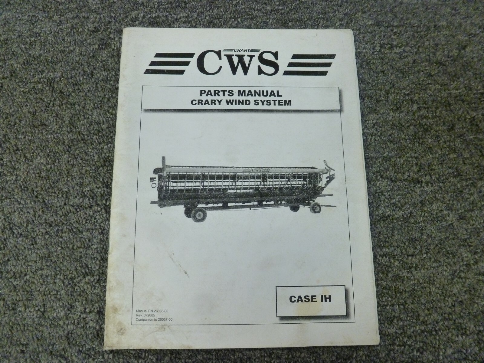 Crary CWS Wind System for Case IH 1010 & 1020 Header Parts Catalog ...
