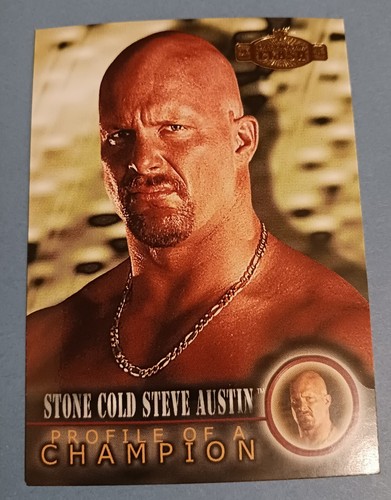2001 Fleer WWF Championship Clash Profile of a Campion Stone Cold Steve ...