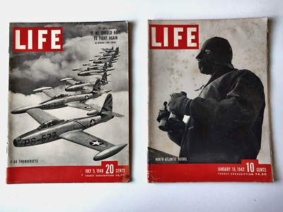 Set of 2 Vintage Life Magazines World War 2 1942 & 1948 Military ...