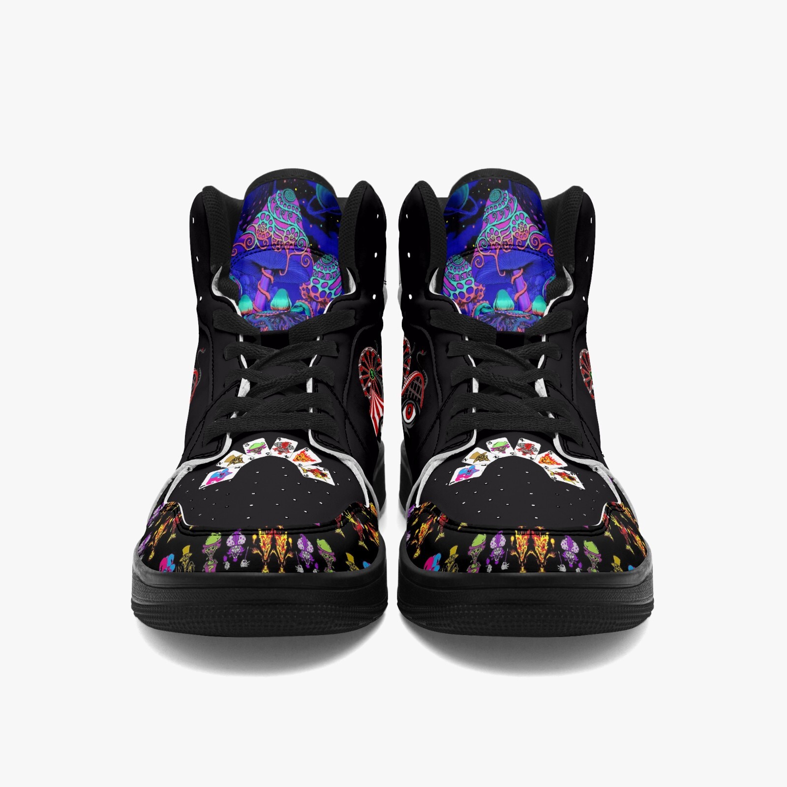 ICP Dark Carnival Unisex Juggalo Sneakers Custom made kicks Clown Shoes ...