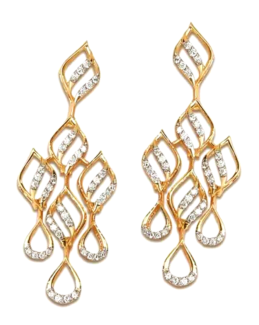 1.80ct Natural Round Diamond 14k Solid Yellow Gold Wedding Dangler ...
