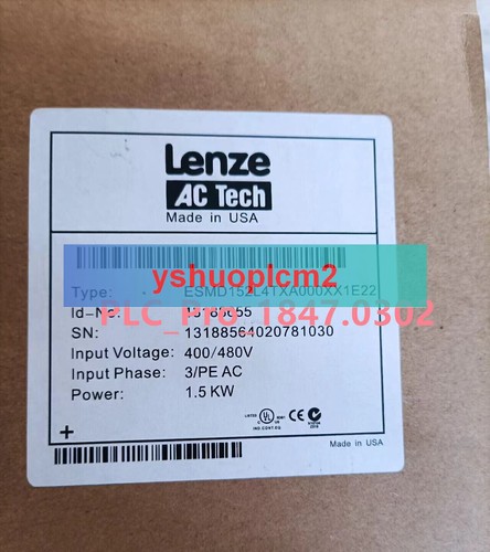1PCS Brand New Lenze ESMD152L4TXA Inverter ESMD152L4TXA000XX1E22 Fast ...