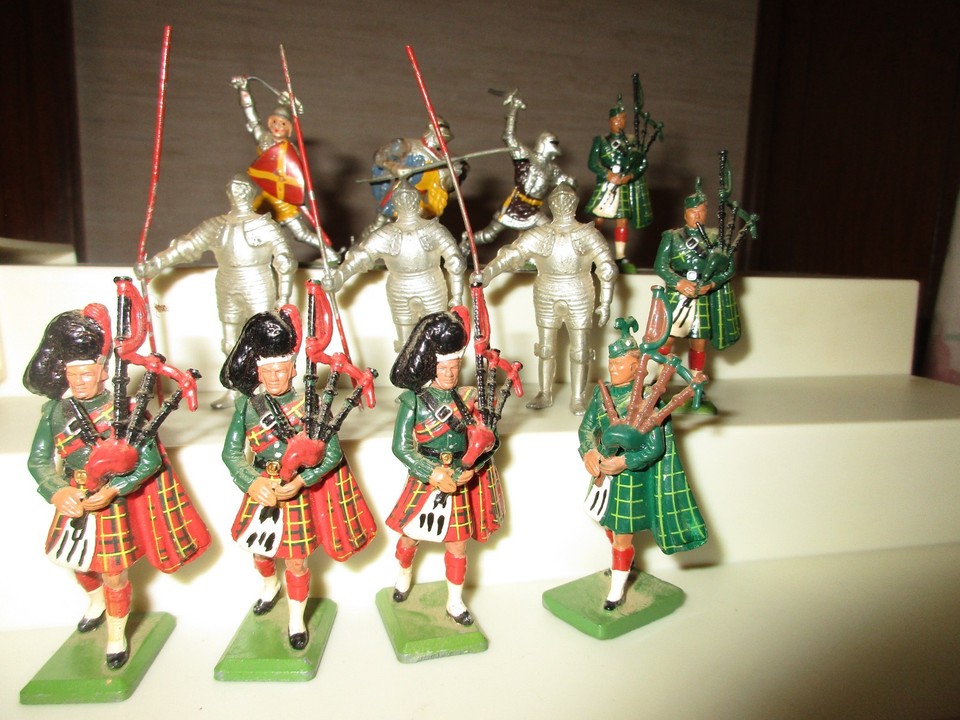 Lot of 46 Infantry of British, Roman, Marching Band, Misc, Lead ...