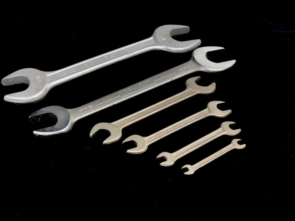 British Standard Whitworth Open Ended Spanner Wrench Set | 6 pcs | eBay