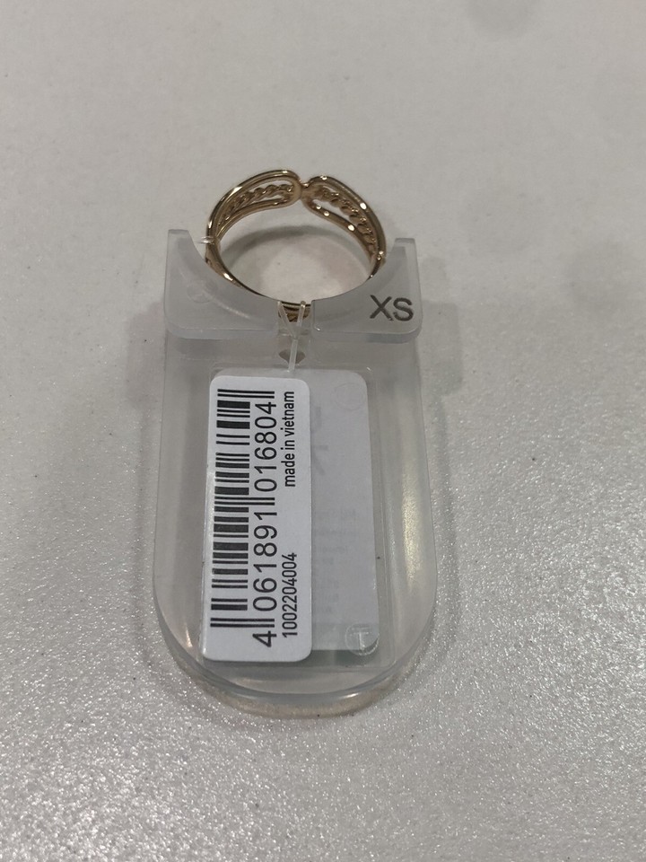 Beeline Fashion Jewelry Gold Three Layered Ring XS | eBay