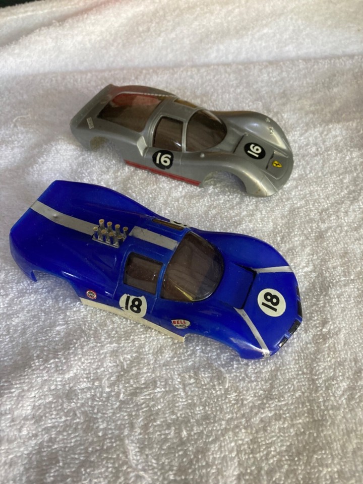 Lot of Eldon 1/32 Slot Cars, Plus Accessories Plus Two Carrera Ferrari ...