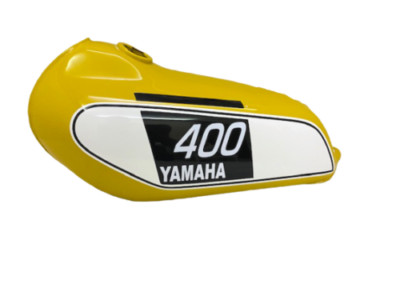 1975-1977 Yamaha 250 DT / 400 DT Enduro Yellow Painted Steel Tank ...