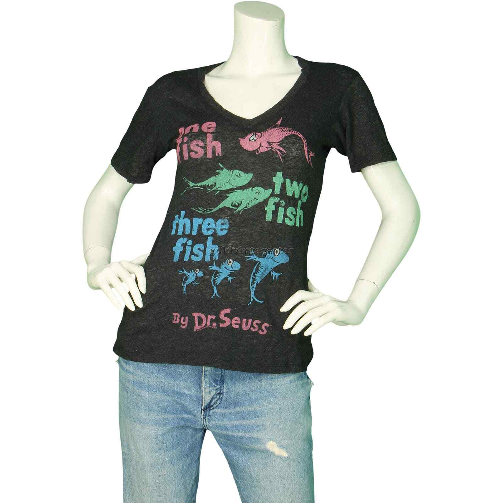 Y2K Vintage Junk Food One Fish Two Fish Three Fish Dr… - Gem