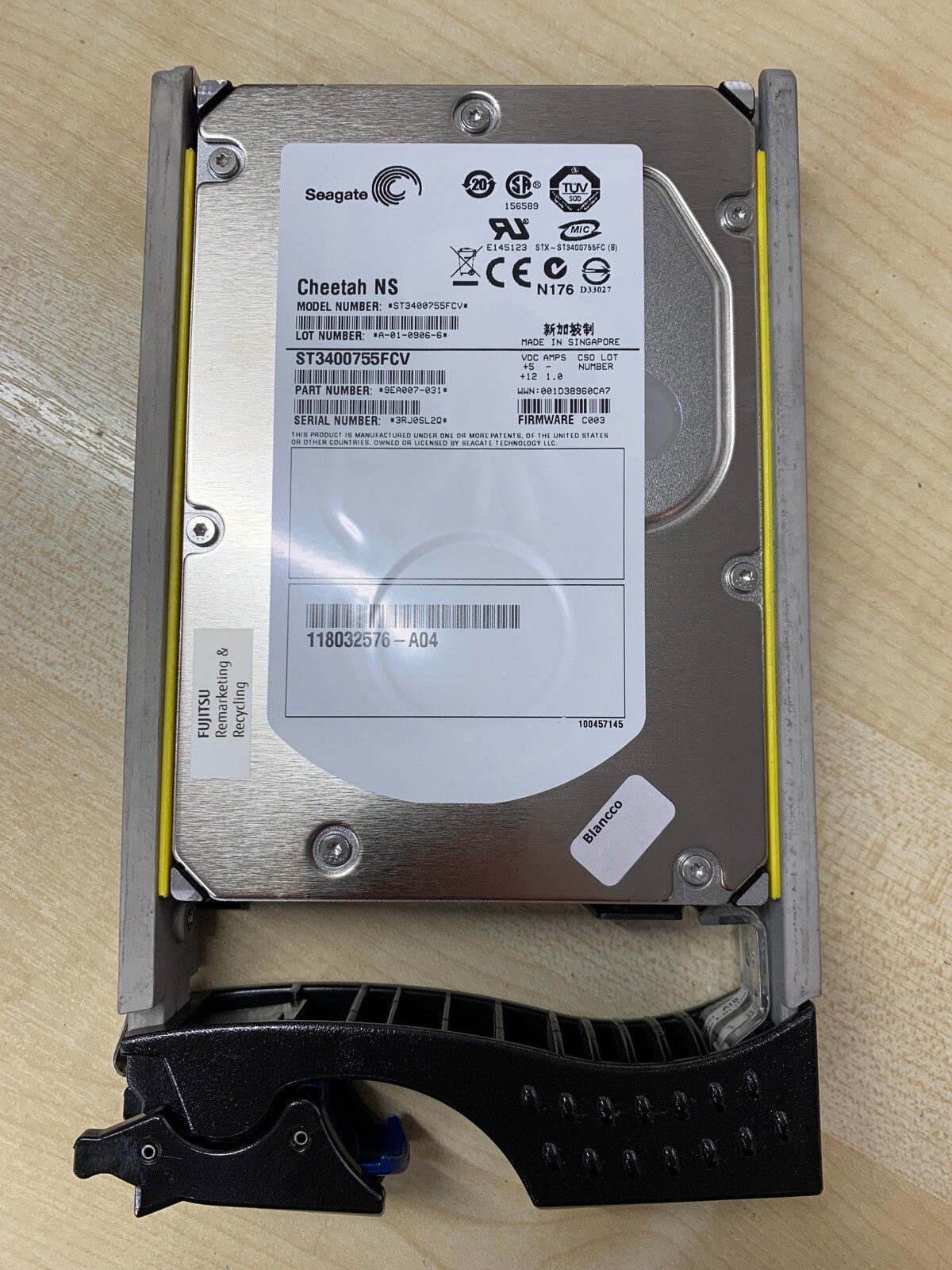 Seagate Cheetah NS Model St3400755fcv 400gb 10k Hard Drive for sale ...