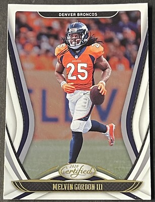 2020 Panini Certified Melvin Gordon III Base Card # 53 | eBay
