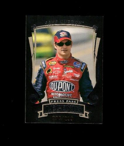 Jeff Gordon 2006 Press Pass Legends Gold Parallel Card #298/299 | eBay