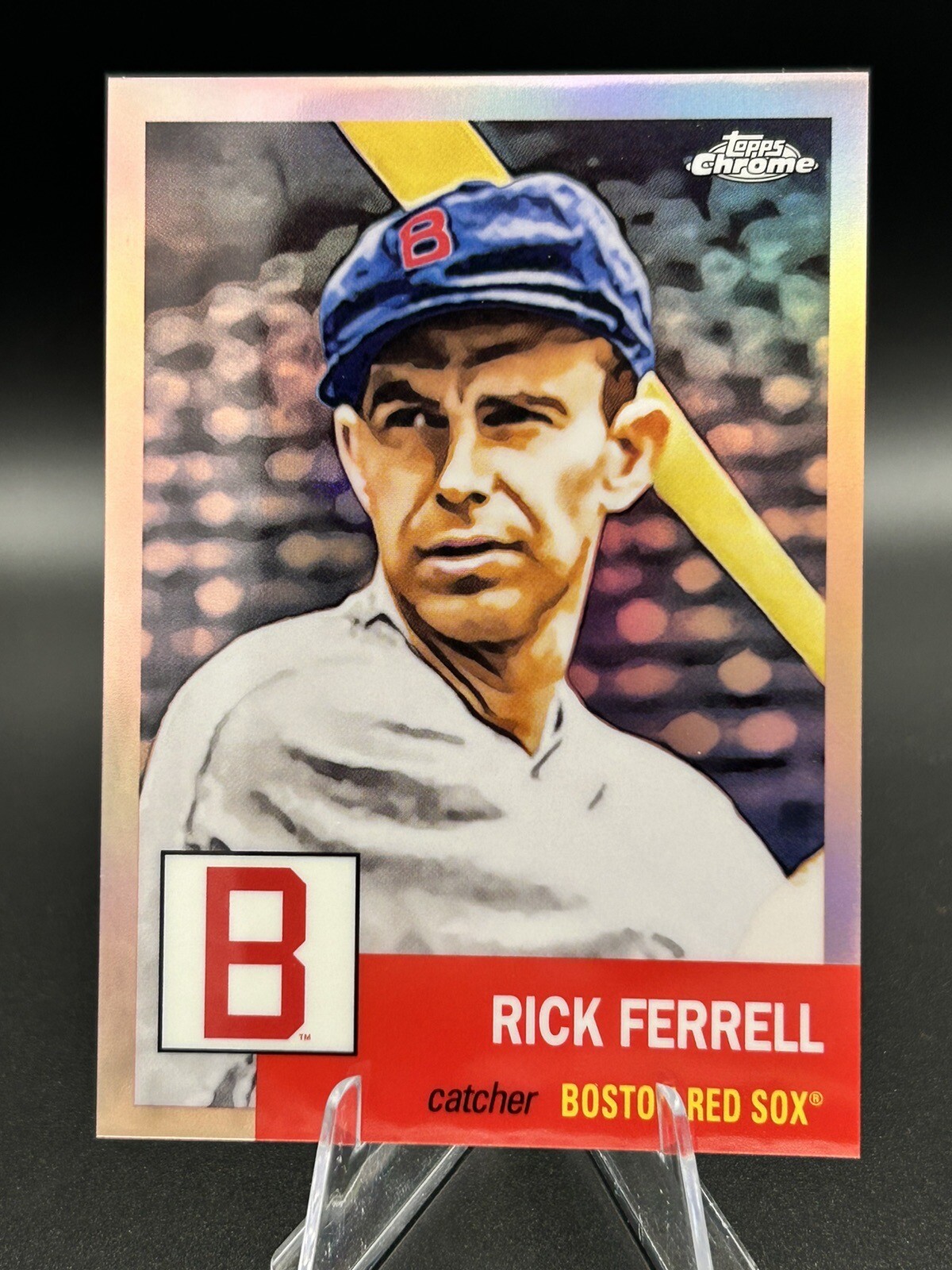 Rick Ferrell 2022 Topps Chrome Platinum Anniversary Rose Gold /75 #142 ...