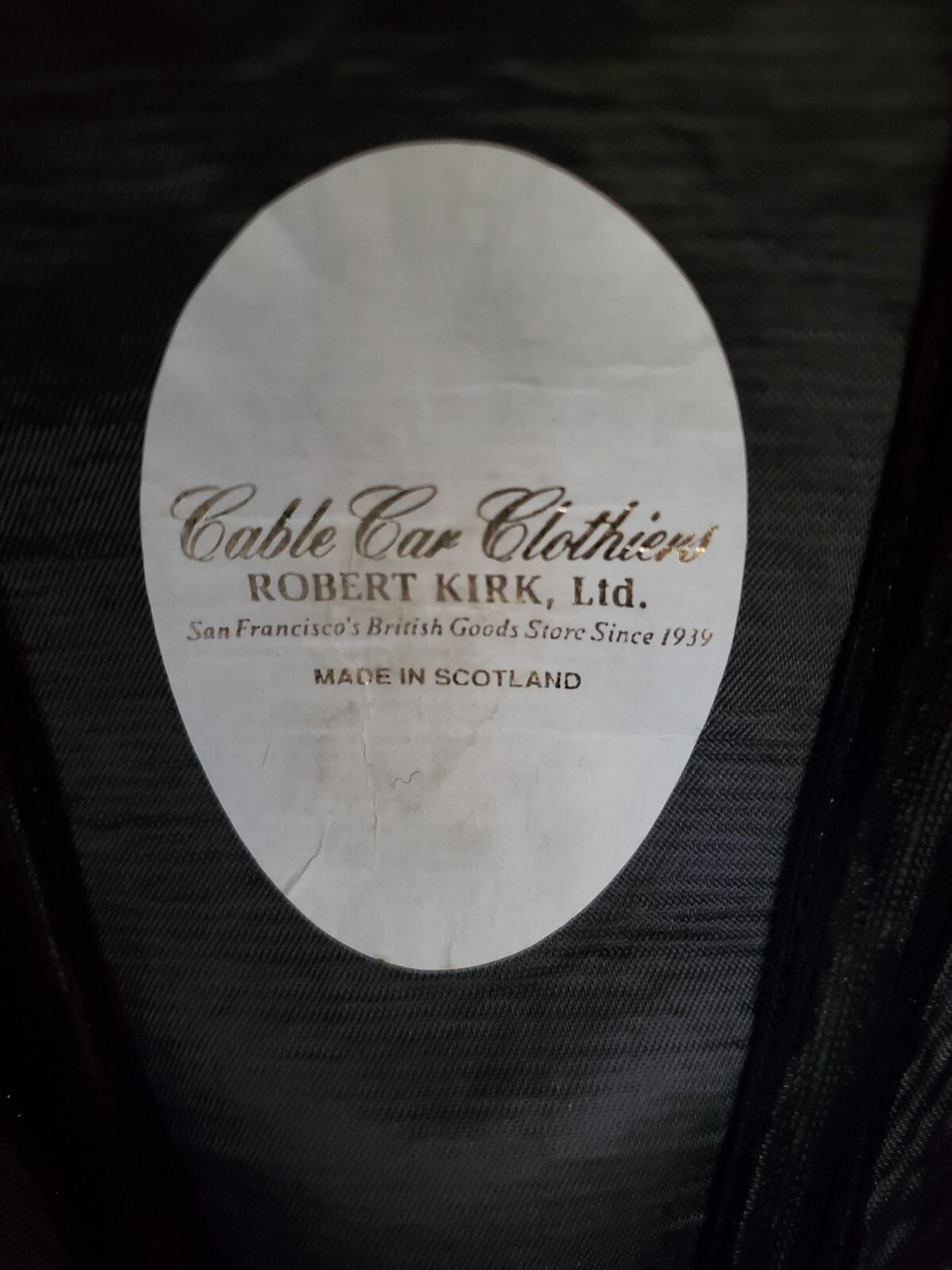 Vtg Cable Car Clothiers Robert Kirk 1939 Fedora Hat Gray Tweed 7 3/8 ...