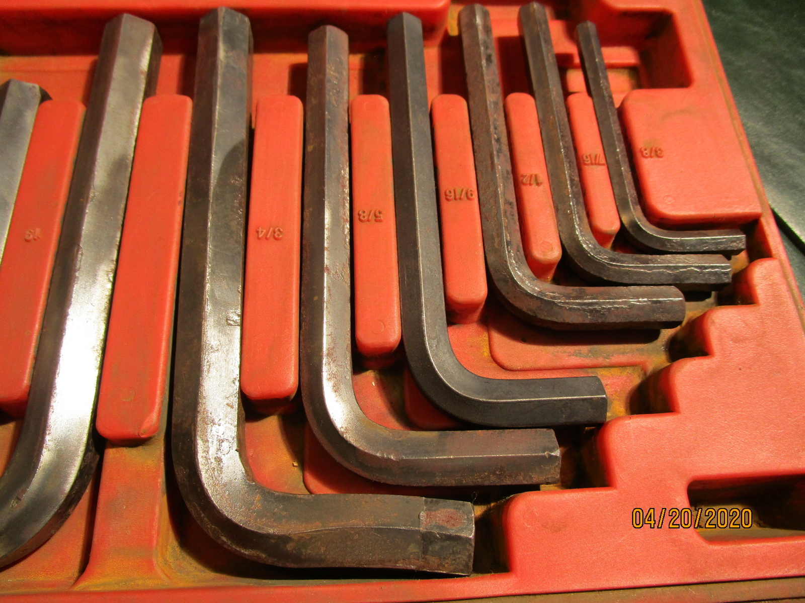 Grip Large 12 Piece Hex Key Set SAE & Metric with Case | eBay