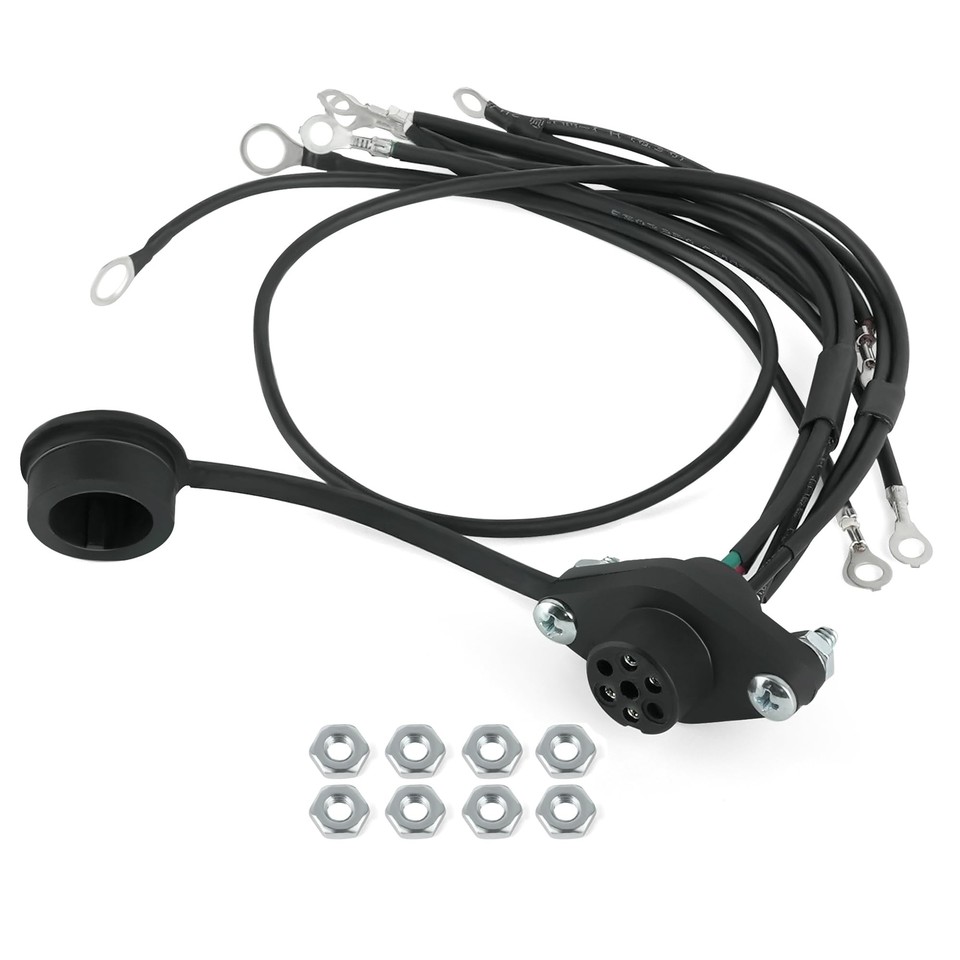 39886 Winch Remote Control Female Socket Wiring Connector Harness Kit ...