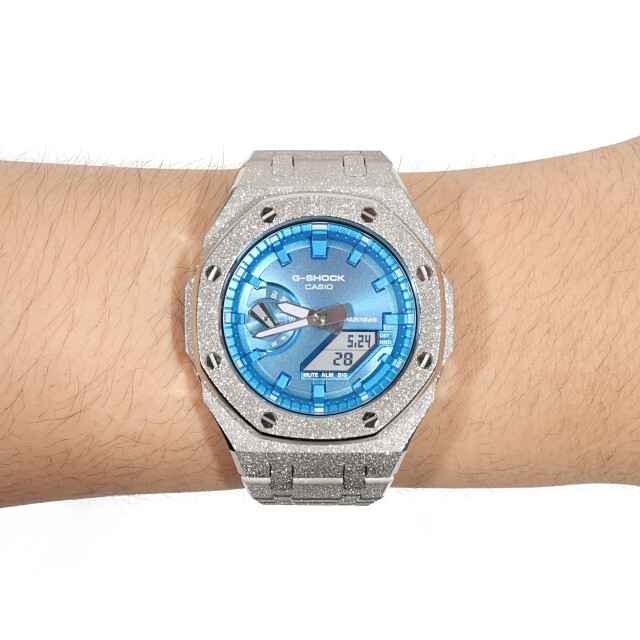 G-SHOCK GA2100 Sky Blue Frosted Custom Matte Model Casioak FROM JAPAN ...