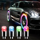 4pc Car Auto SUV Wheel Tire Tyre Air Valve Stem LED Light Caps Cover ...