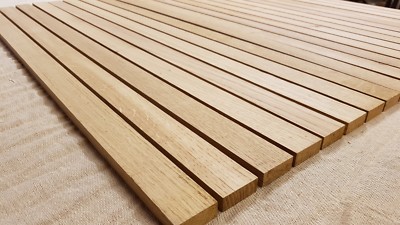 OAK TIMBER SOLID WOOD SLATS - 10mm MULTIPLE LENGTHS (KILN DRIED ) | eBay