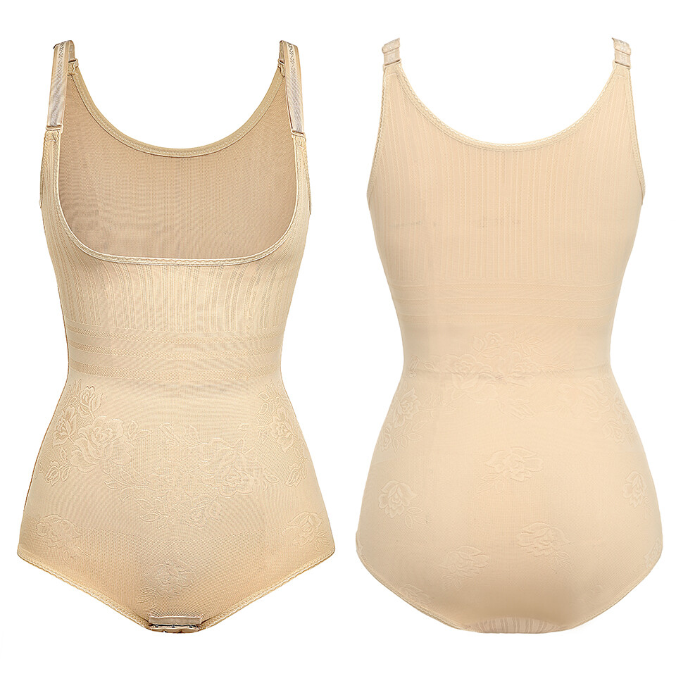 Laides Seamless Full Body Shaper Firm Tummy Control Shapewear Slimming ...