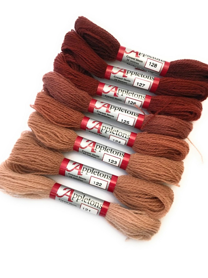 Sets of Appletons Wool Skeins Colour Range - Tapestry 4ply & Crewel ...