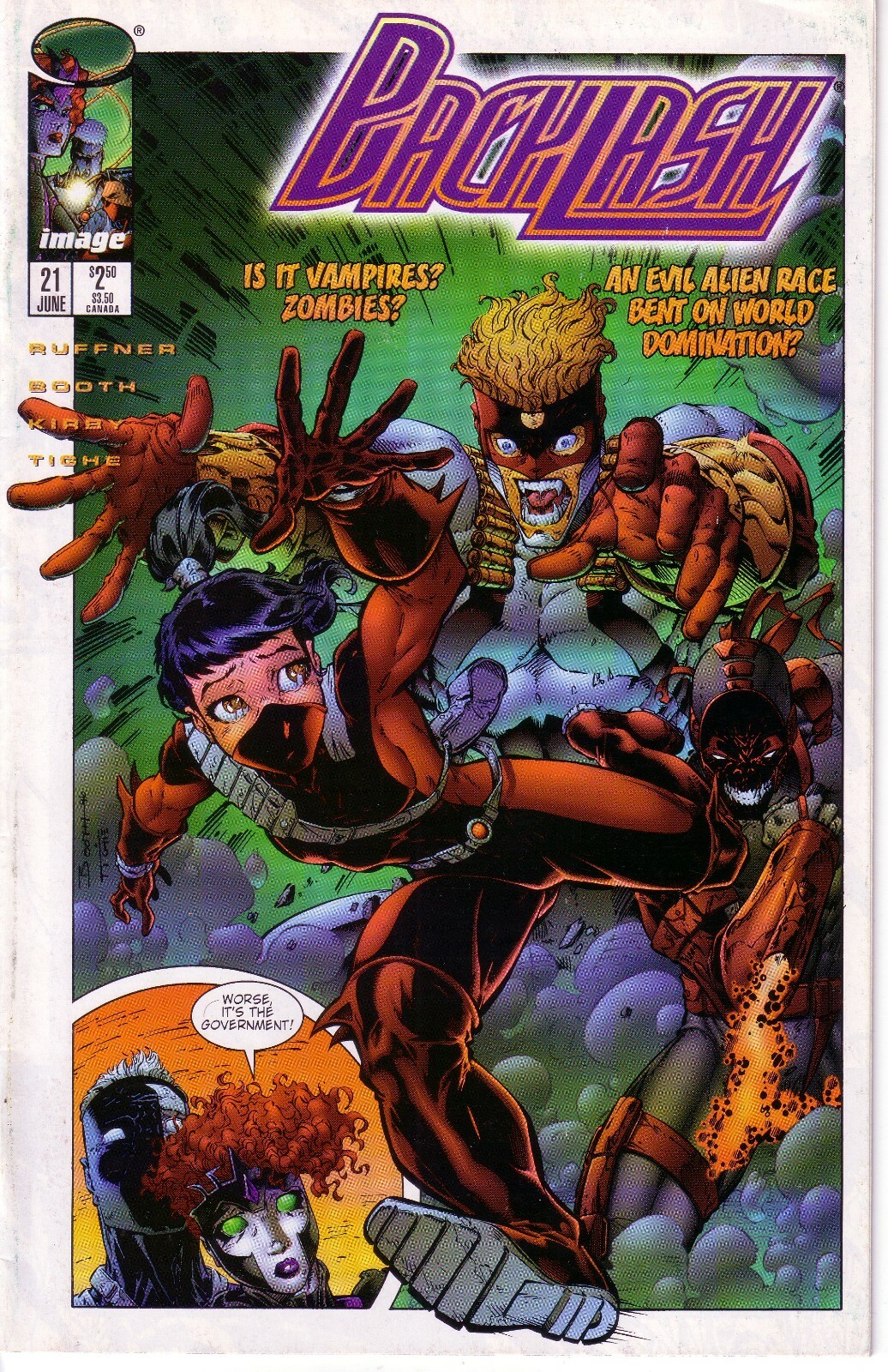 BACKLASH #21 (FN) IMAGE COMICS 1996 | eBay