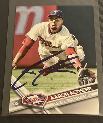 2017 Topps Aaron Altherr #66 Mini Signed Autograph | eBay