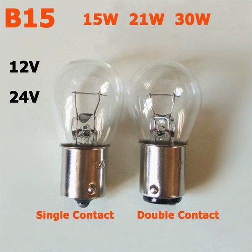 1/5/10Pcs B15 Bayonet Turn Signal Indicator Light Bulbs Lamp 12V 24V ...