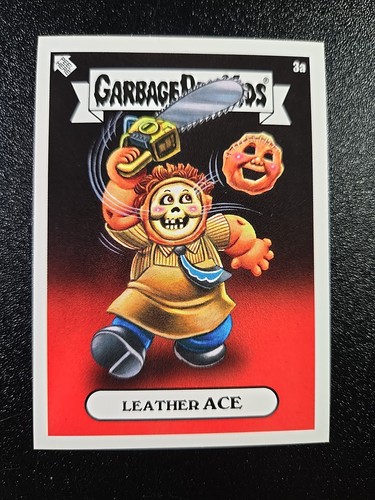 Leatherface Texas Chainsaw Massacre Spoof Garbage Pail Kids 2 Card Set ...
