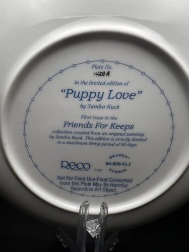Set of 4 "Friends for Keeps" Reco Plate Collection by Sandra Kuck | eBay